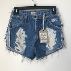 LF | Shorts | Lf Furst Of A Kind Wrangler Distress Shorts | Poshmark